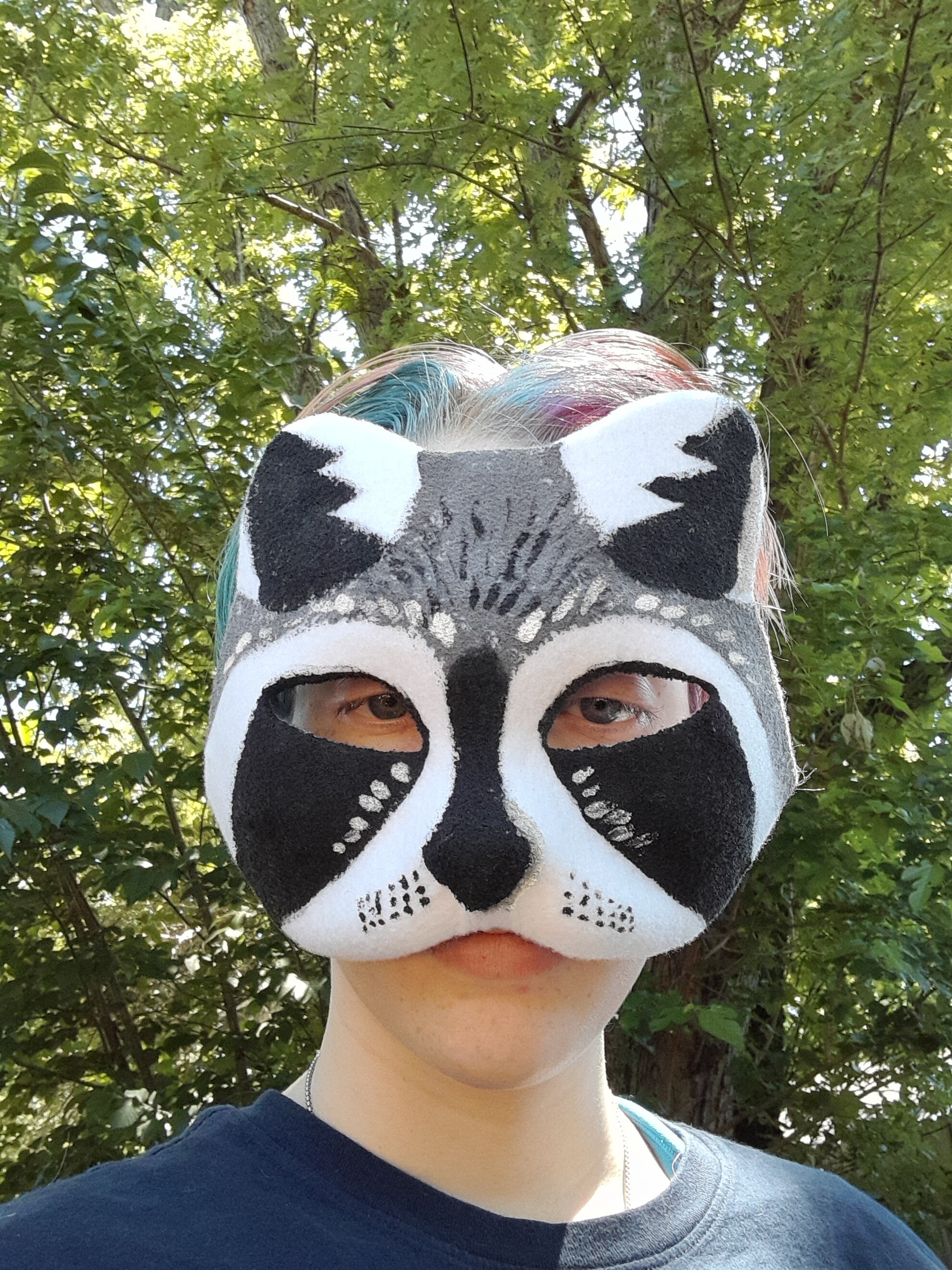 Raccoon Therian Mask - Etsy