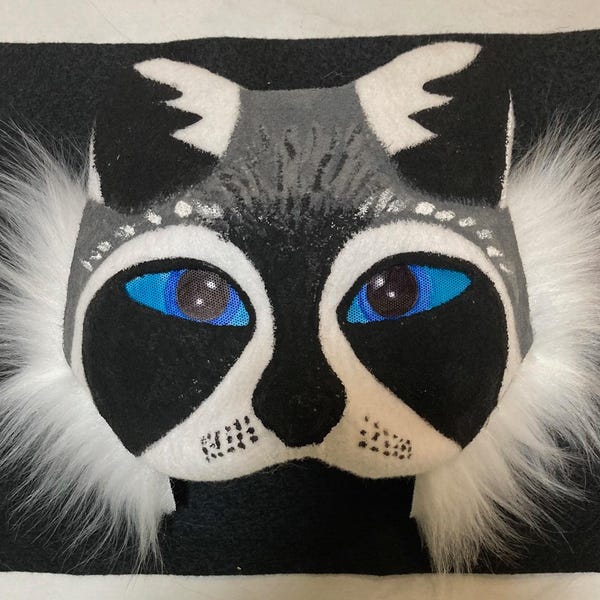 Therian Raccoon Mask - Etsy