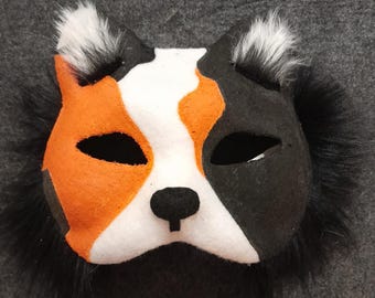 Calico Cat Therian Mask Premade - Etsy