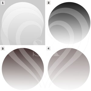 CIRCLE NEUTRAL GRADIENT Digital Overlay | Minimal Ring Earth Tone ...