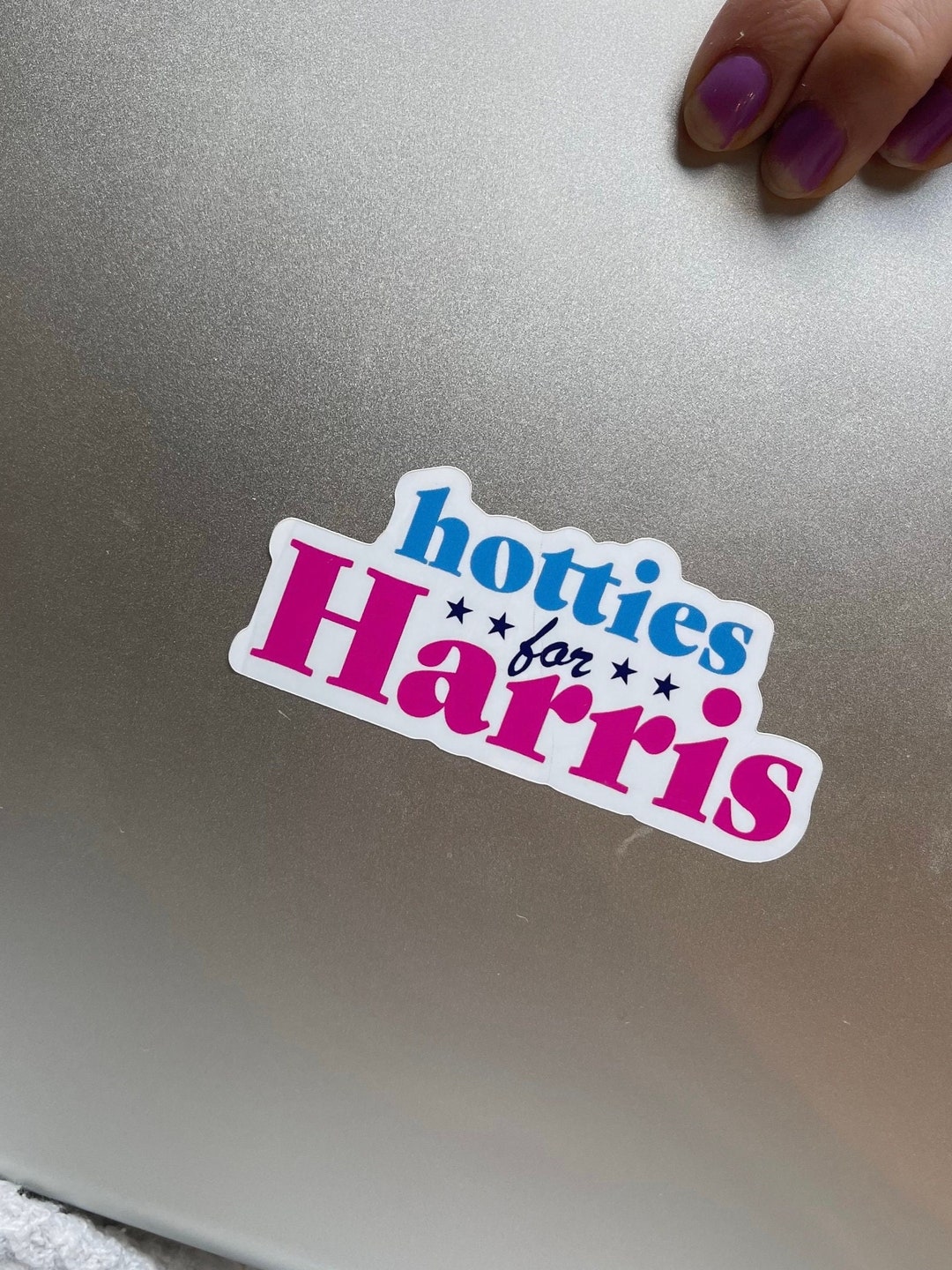 Hotties for Harris Sticker, Vinyl Kamala Harris Sticker for Laptop ...