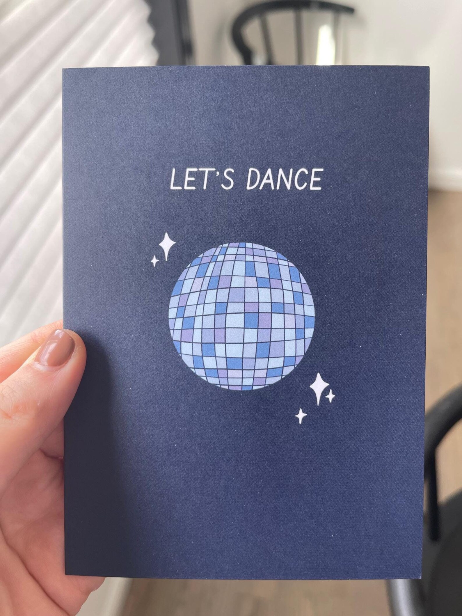 Let's Dance Greeting Card, Disco Ball Card to Celebrate - Etsy