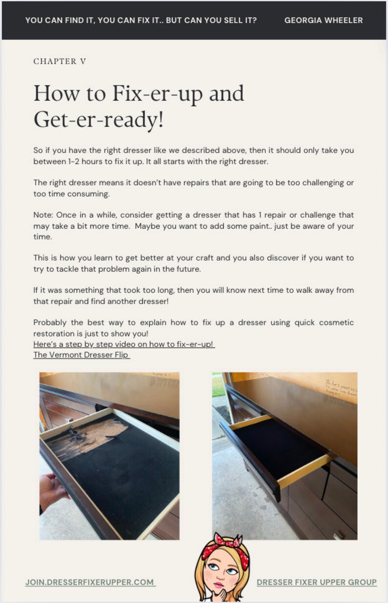 Paint Refinish Restore Upcycled Flipped Furniture - Fixer Upper Ebook ...