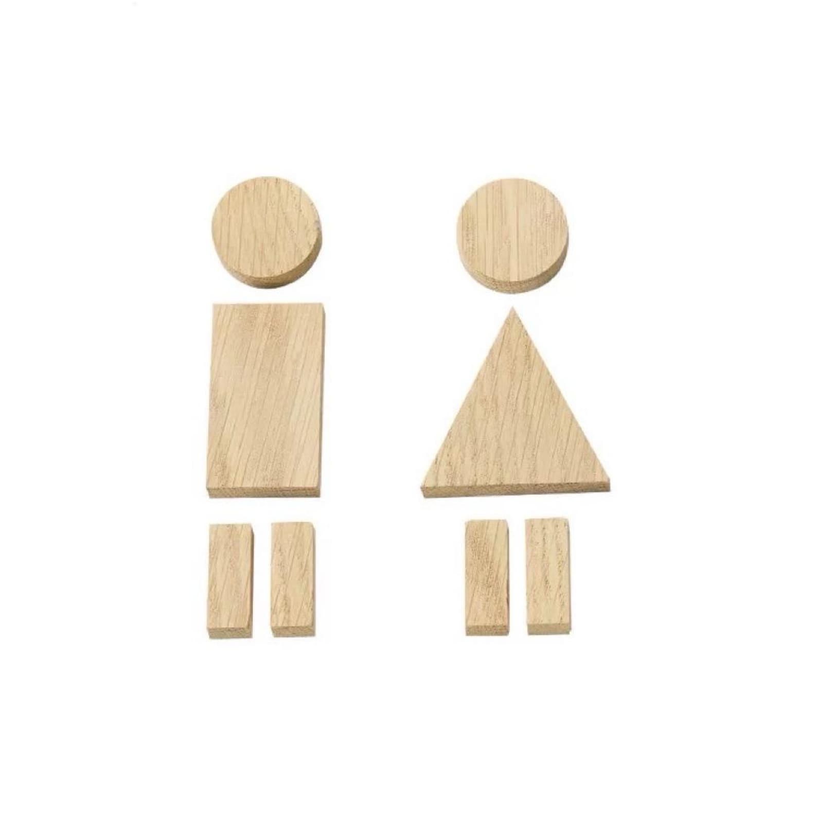 3D Wooden Restroom Sign, Washroom Sign, Bathroom Sign, Toilet Sign, Men ...