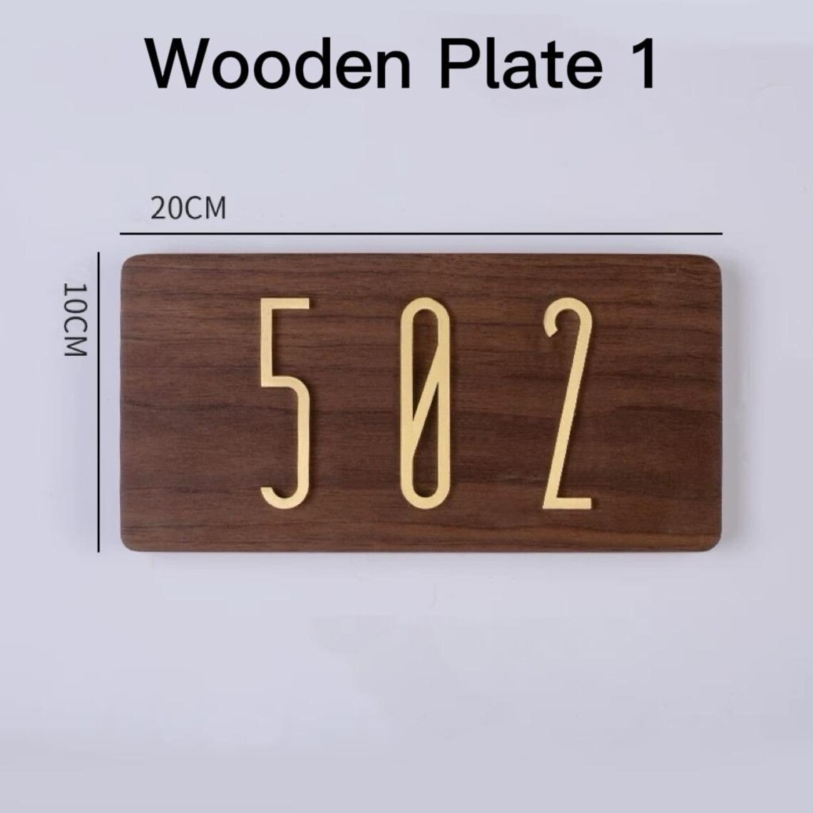 Custom Luxury Brass Door Number Sign, Alphabet Sign, Number Plate ...