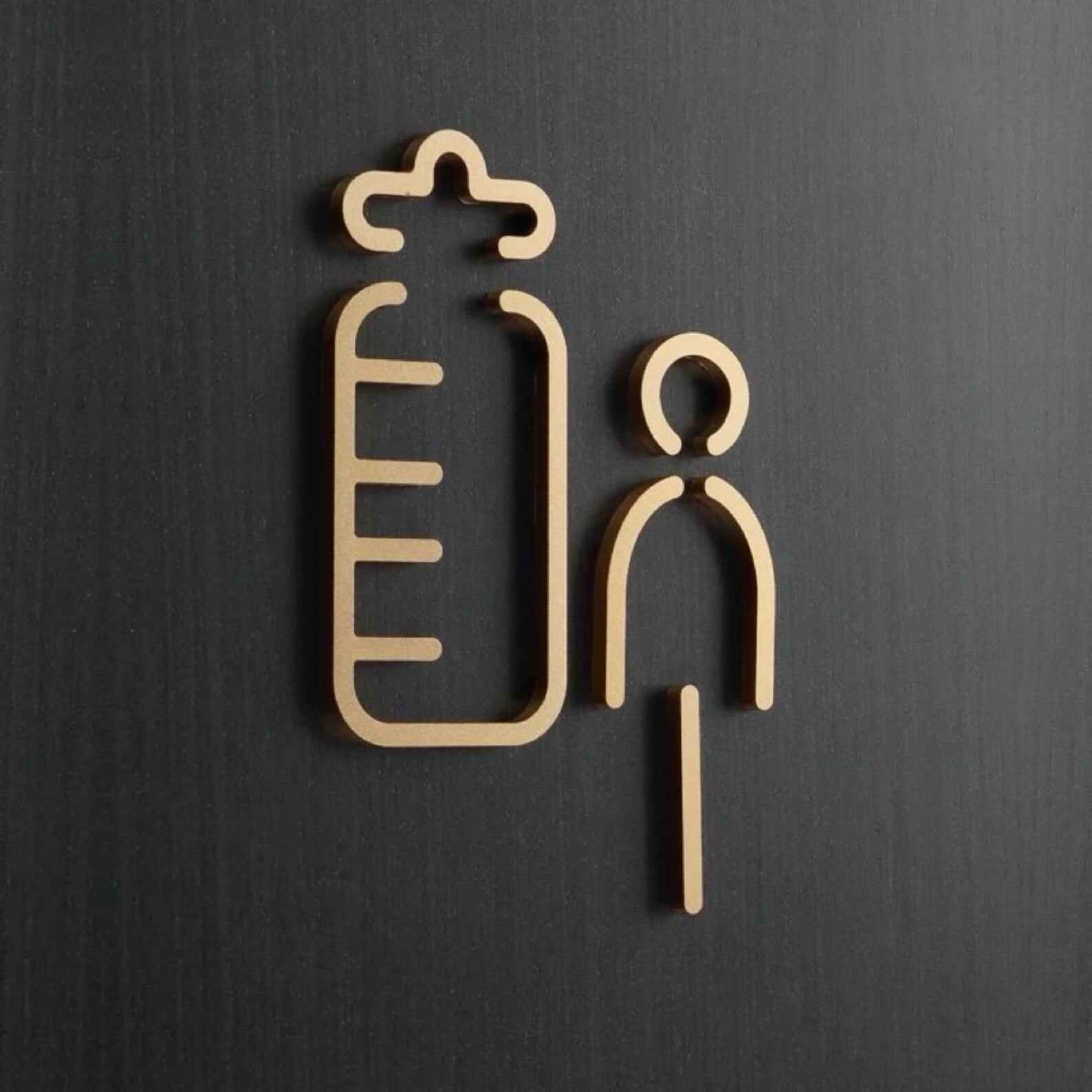 Luxury Metal Nursing Room Sign, Family Room Sign, Baby Changing Room ...