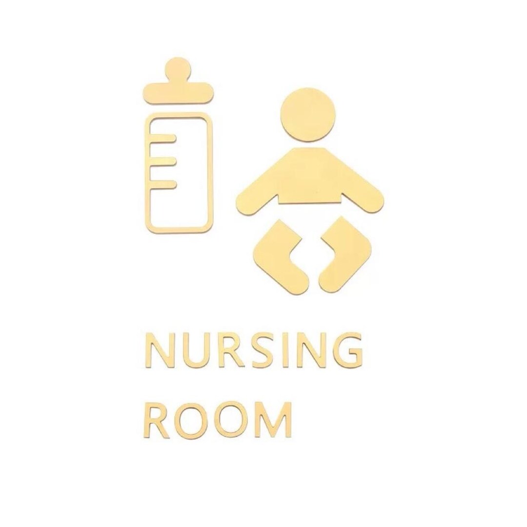 Luxury Aluminum Metal Nursing Room, Family Room, Washroom Sign ...