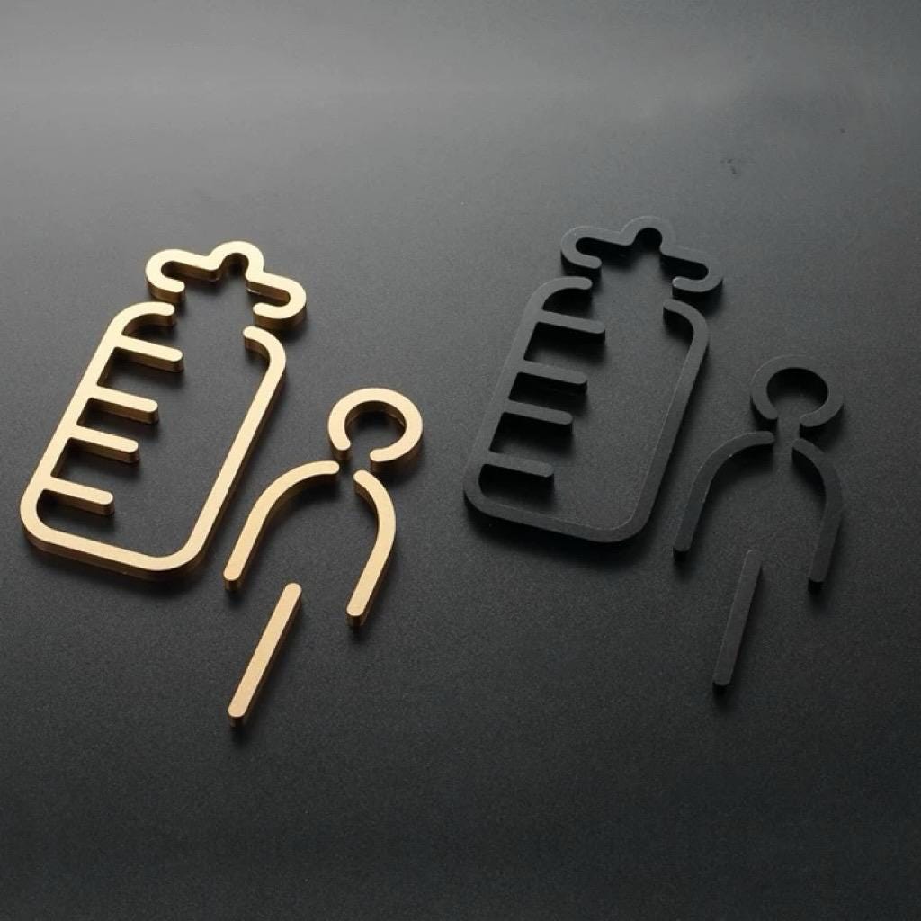 Luxury Metal Nursing Room Sign, Family Room Sign, Baby Changing Room ...