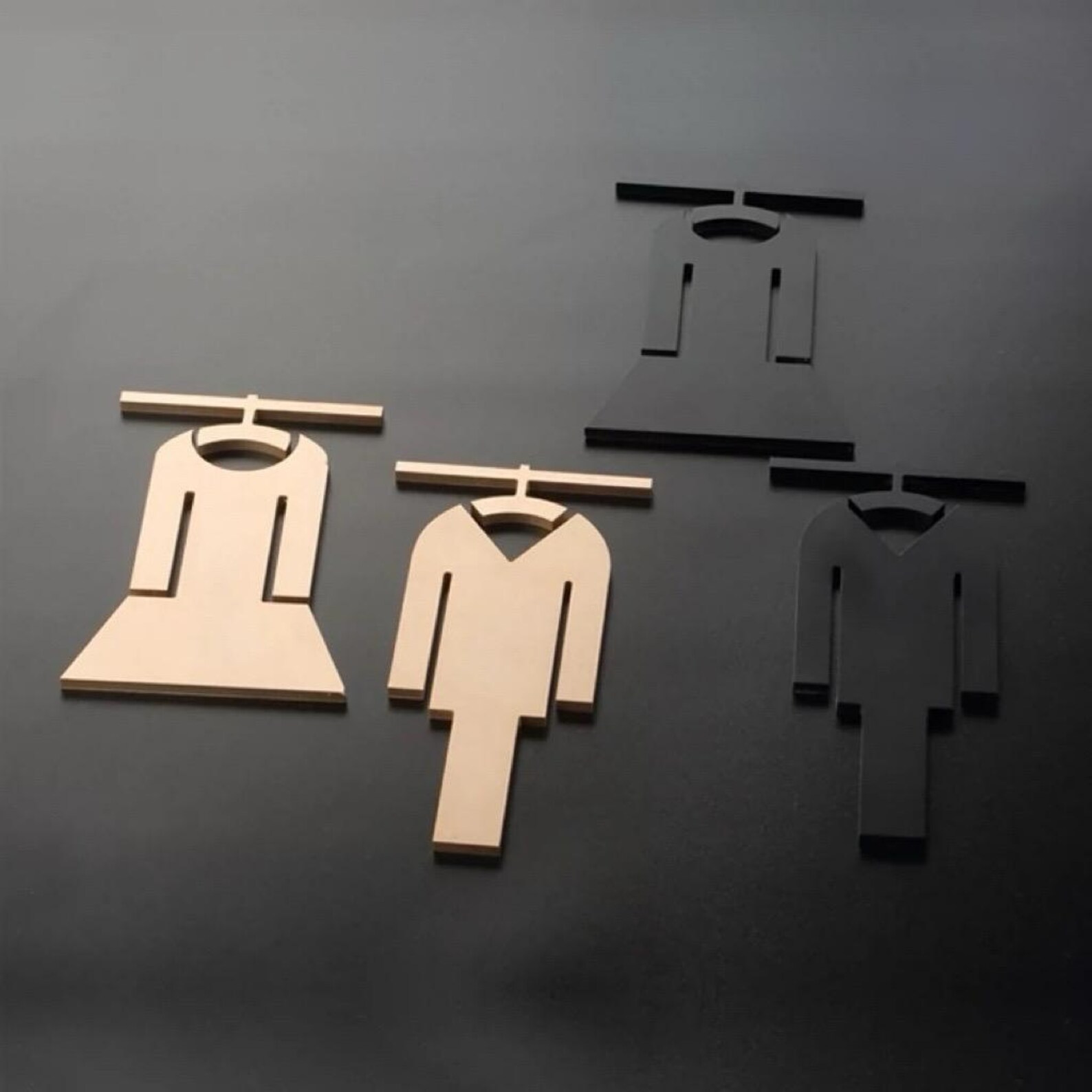 Custom Luxury Metal Signage Washroom Signs, Restroom Sign, Bathroom ...
