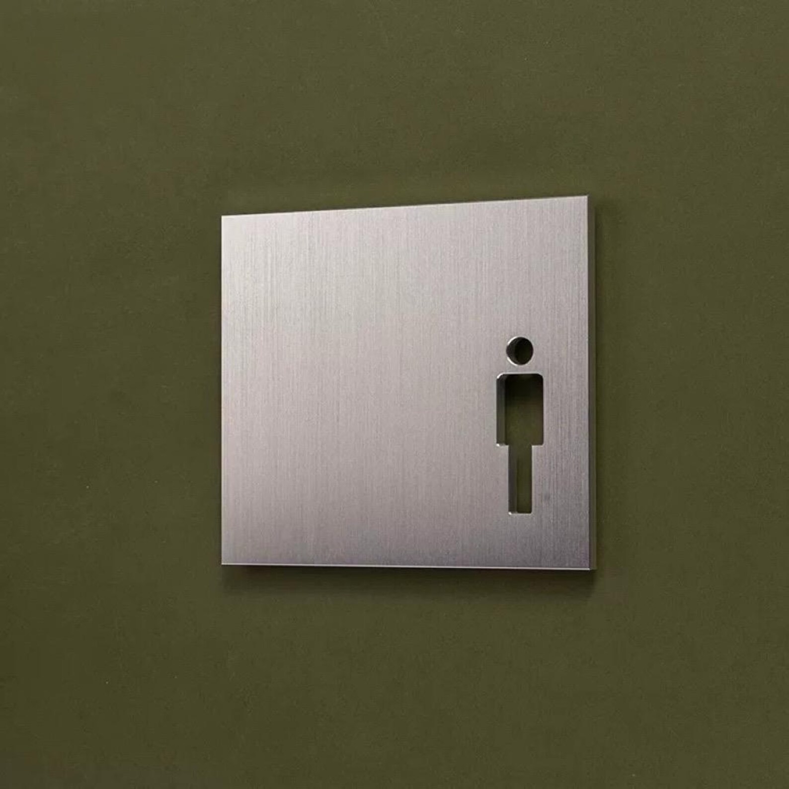 High-end Luxury Metal Aluminum Signage, Washroom Sign, Restroom Sign ...