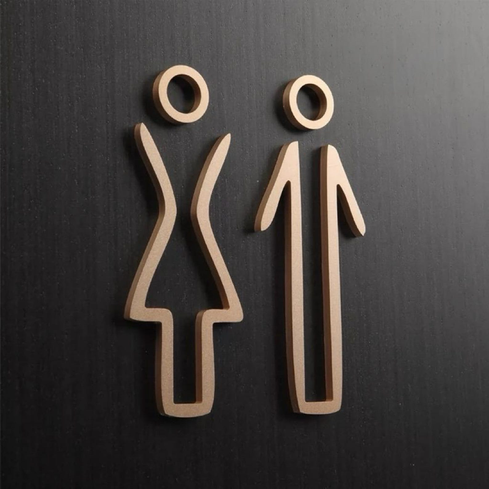 Luxury Metal Aluminum Washroom Sign, Restroom Sign, Bathroom Sign ...