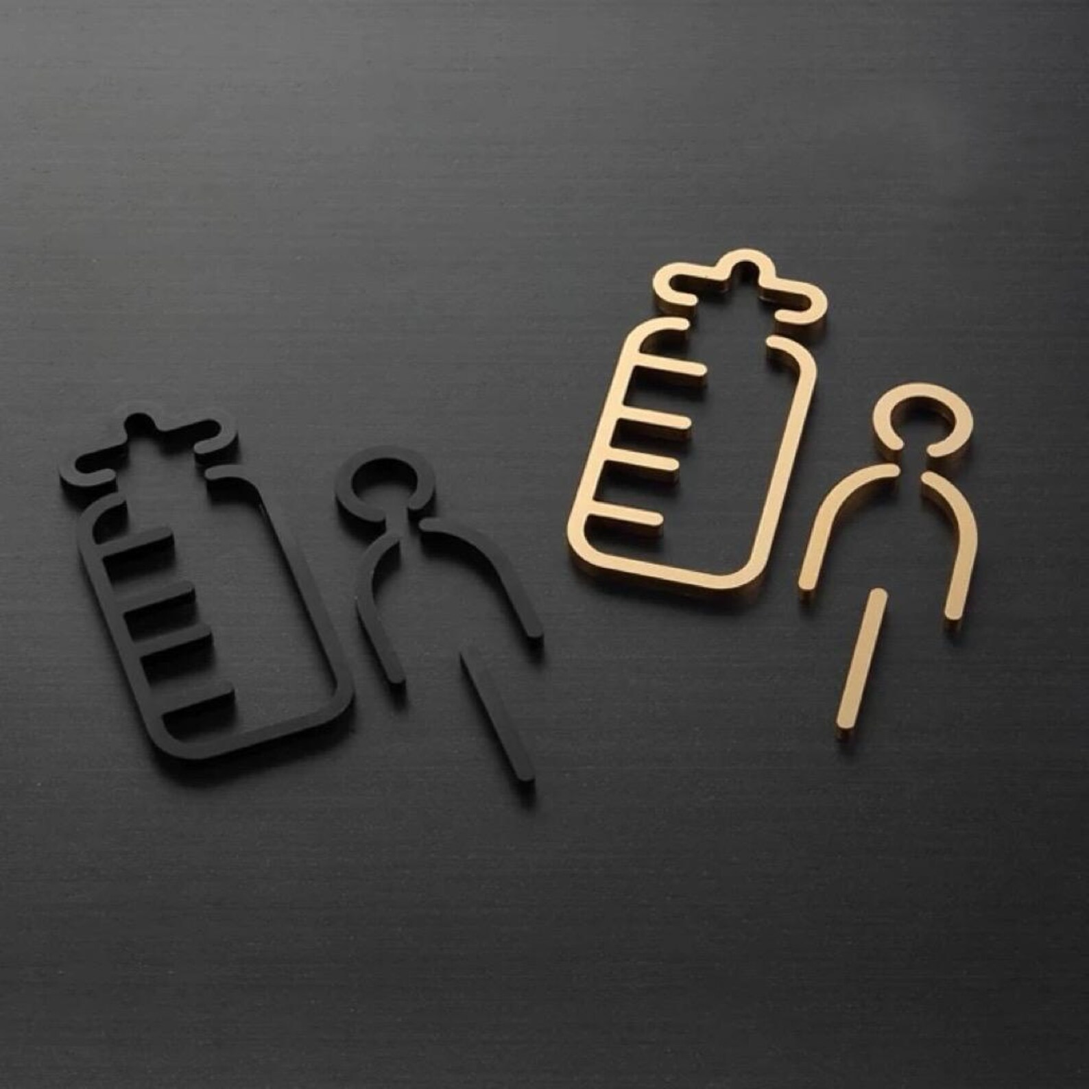 Luxury Metal Nursing Room Sign, Family Room Sign, Baby Changing Room ...