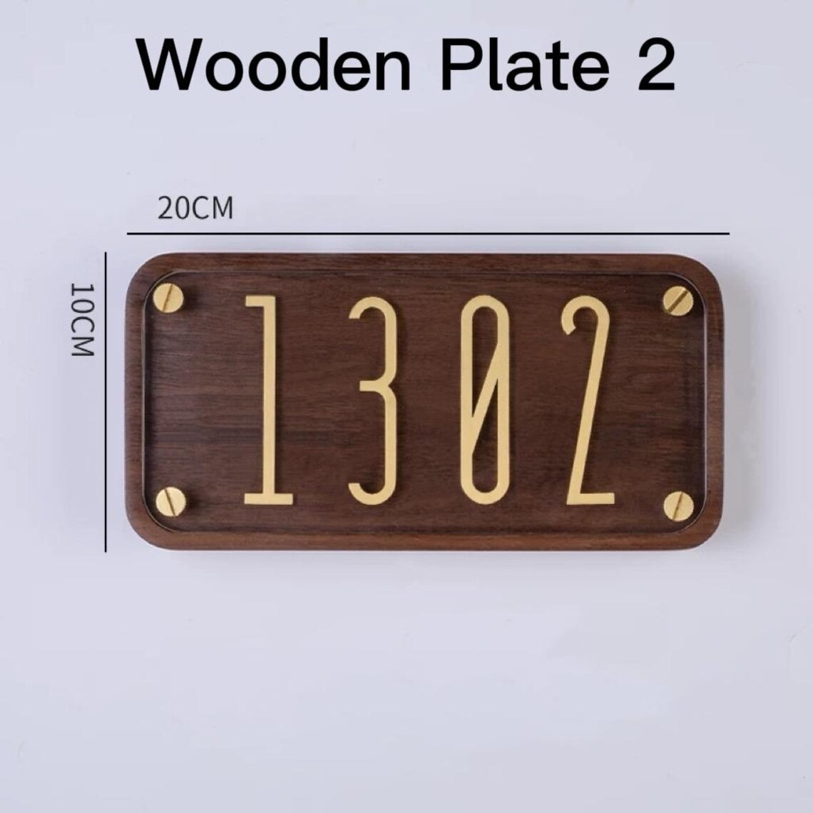 Custom Luxury Brass Door Number Sign, Alphabet Sign, Number Plate ...