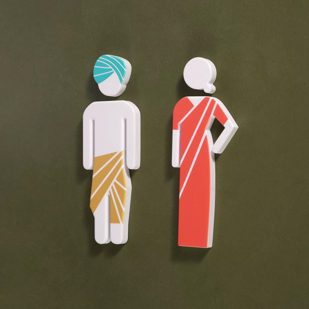 High-end Luxury Marble Signage, Washroom Sign, Restroom Sign, Bathroom ...