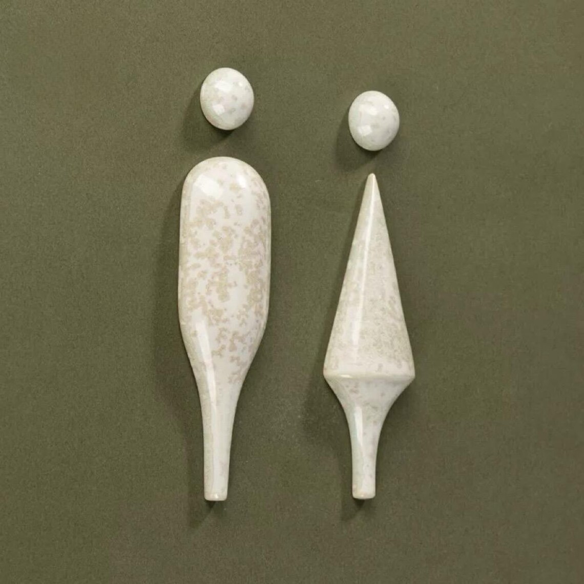 Luxury Ceramic Style Signage, Washroom Sign, Restroom Sign, Bathroom ...