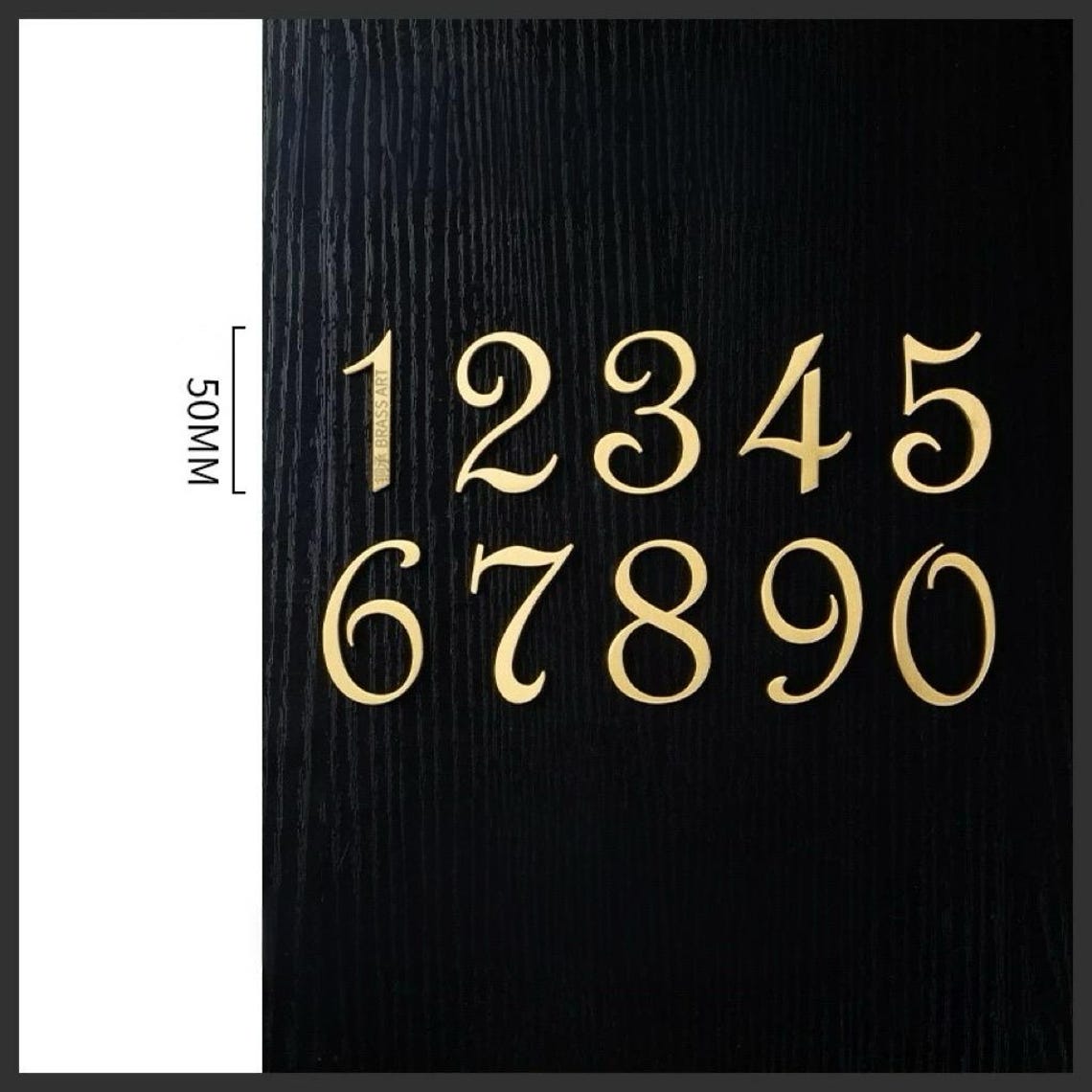 Custom Luxury Brass Door Number Sign, Alphabet Sign, Number Plate ...