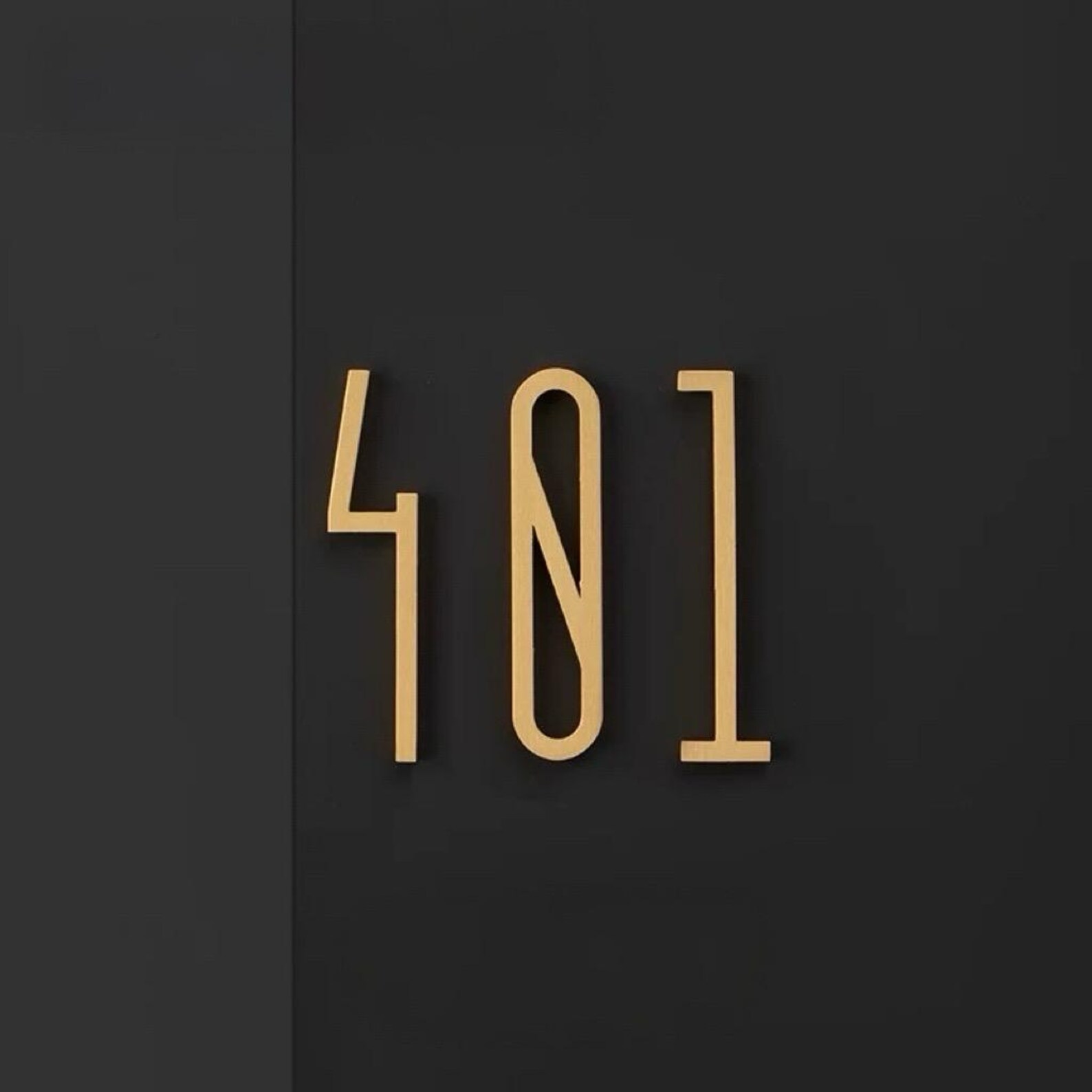 Custom Luxury Brass Door Number Sign, Alphabet Sign, Number Plate ...
