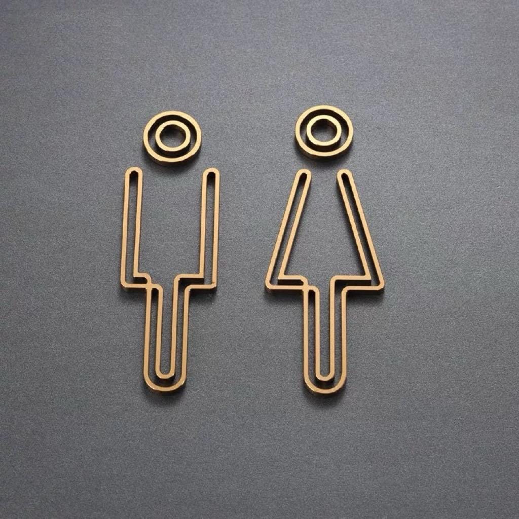 High-end Luxury Metal Aluminum Washroom Sign, Restroom Sign, Bathroom ...