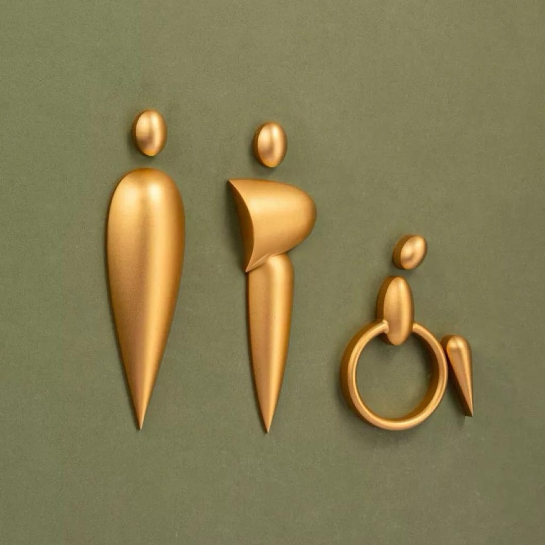 Luxury Modern Aluminium Restroomsign, Washroom Sign, Toilet Signs ...