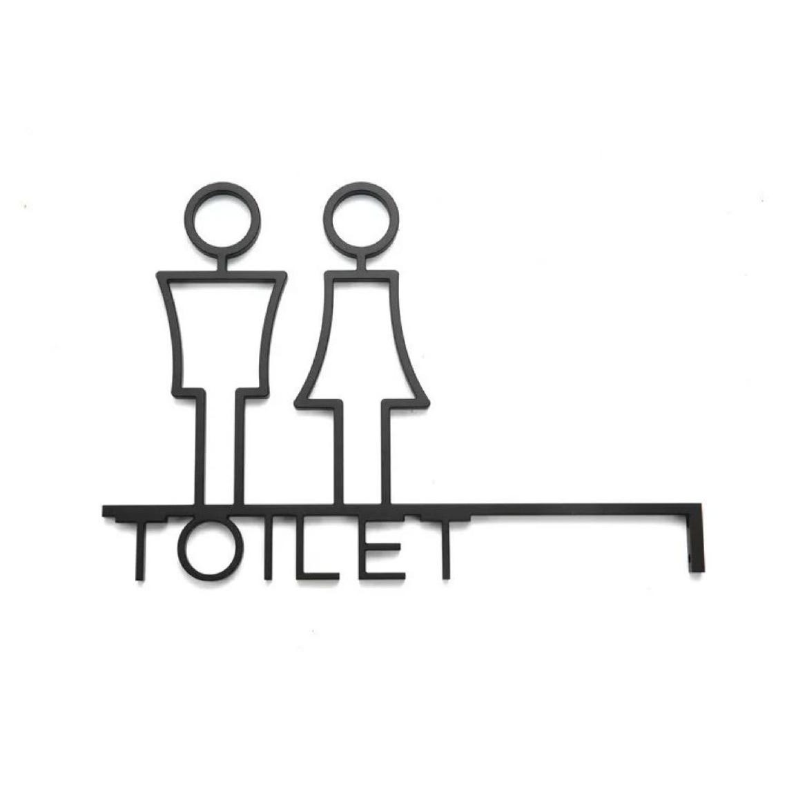 High-end Luxury Aluminum Side Mount Washroom Sign, Restroom Sign ...