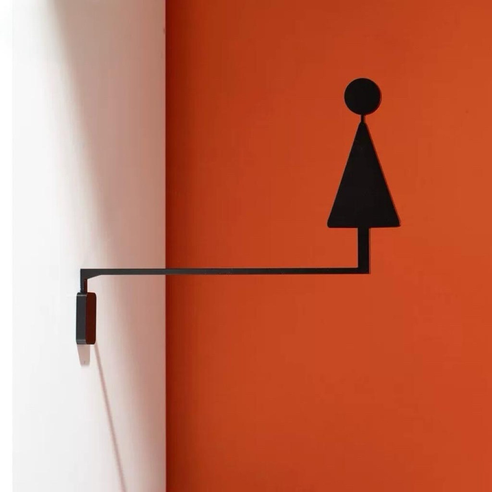 High-end Luxury Aluminum Side Mount Washroom Sign, Restroom Sign ...