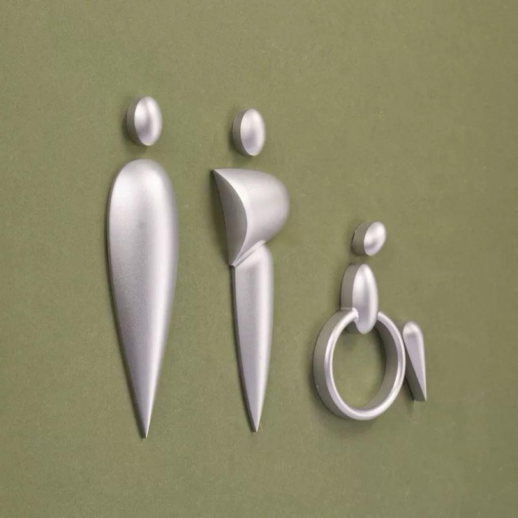 Luxury Modern Aluminium Restroomsign, Washroom Sign, Toilet Signs ...