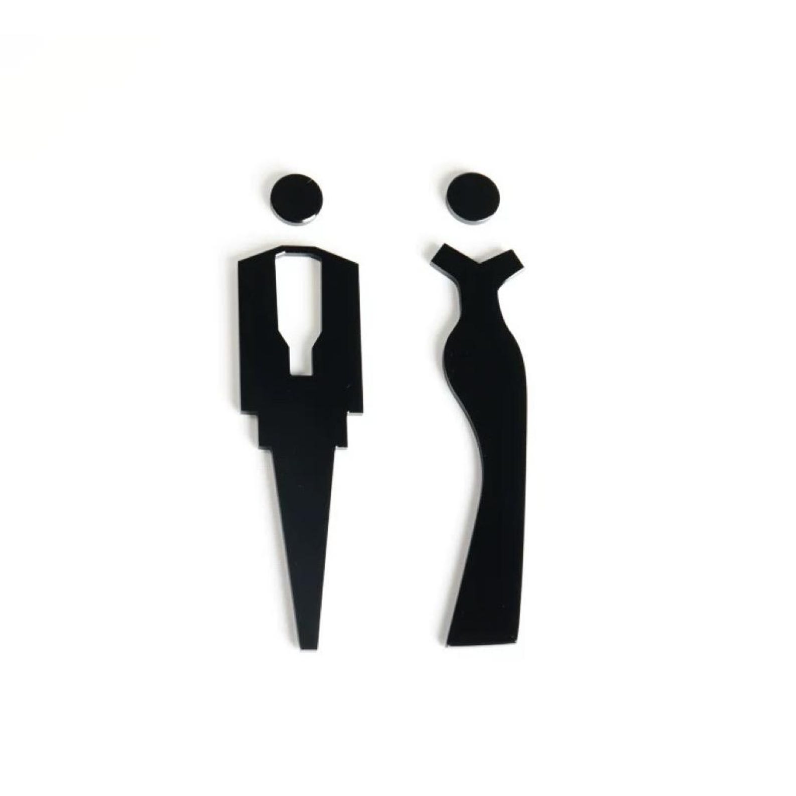 High-end Luxury Metal Aluminum Signage, Washroom Sign, Restroom Sign ...