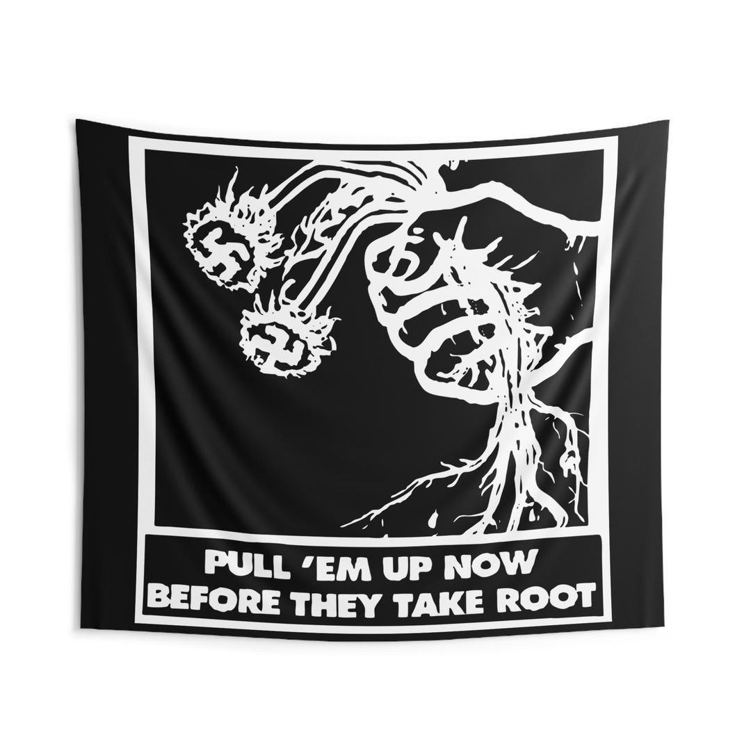Pull Em up INDOOR WALL TAPESTRY 4 Sizes - Anti-racist Anti Fascist Punk ...