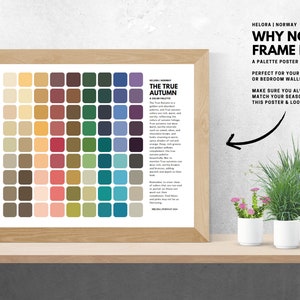 Autumn Season Poster | Sesonal Colour Palette Poster | Digital Download ...