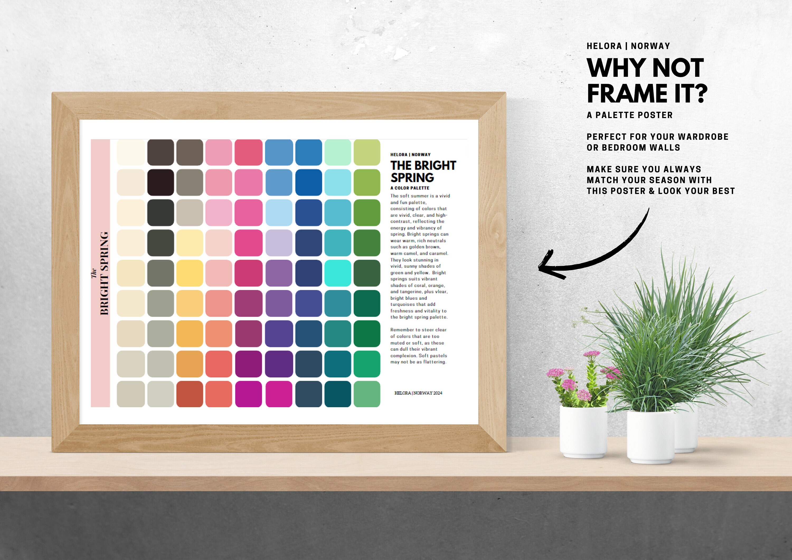 Spring Season Poster | Sesonal Colour Palette Poster | Digital Download ...