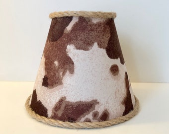 Cowhide Lamp Shade - Etsy