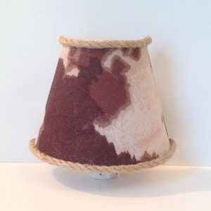 Faux Cowhide Print Night Light - Etsy