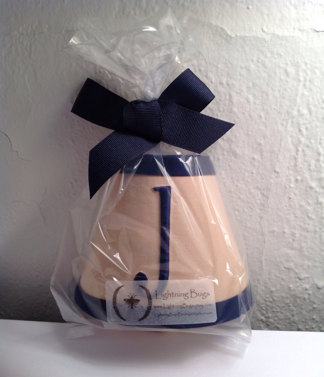 MADE TO ORDER Jackson Monogrammed Night Light Khaki and Navy - Etsy