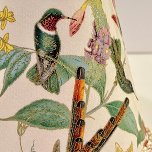 MADE TO ORDER Hummingbirds and Flowers Sconce/chandelier Small Clip on ...
