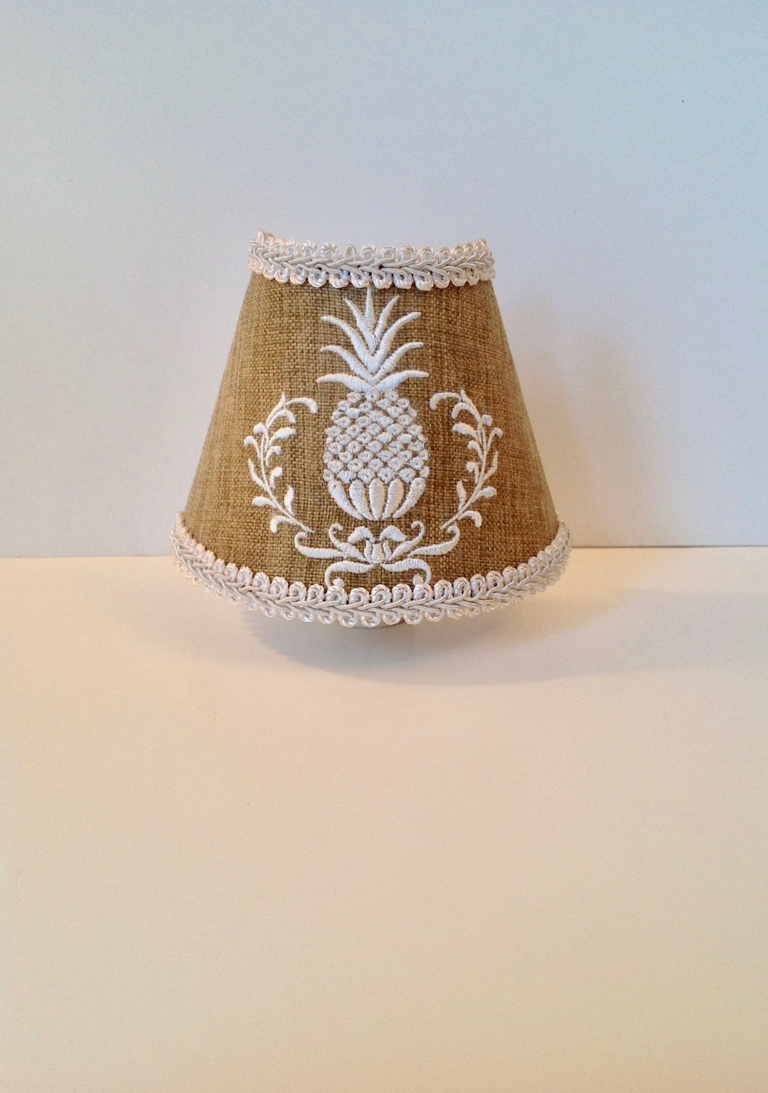 MADE TO ORDER Pineapple Wreath Night Light (green Linen Fabric) - Etsy