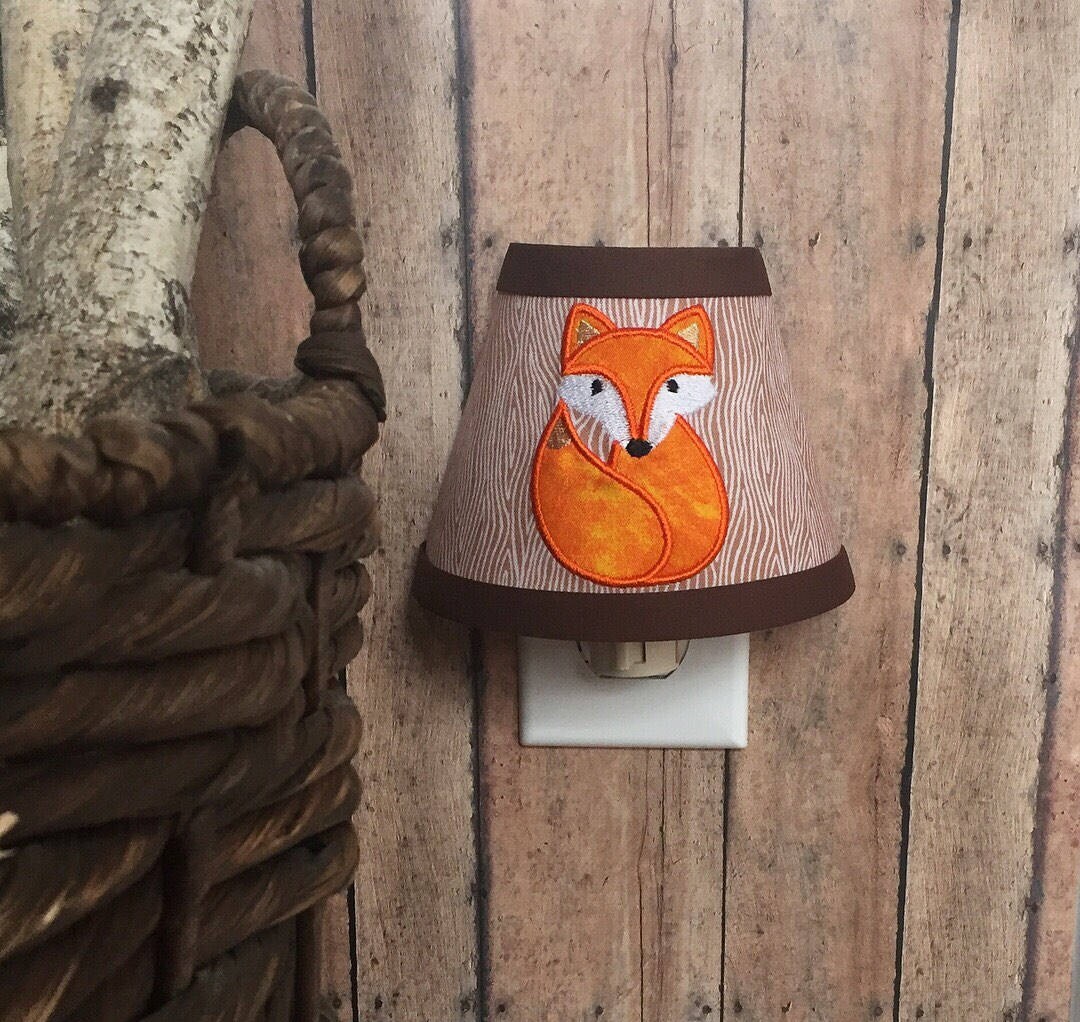 MADE TO ORDER Woodland Fox Night Light - Etsy