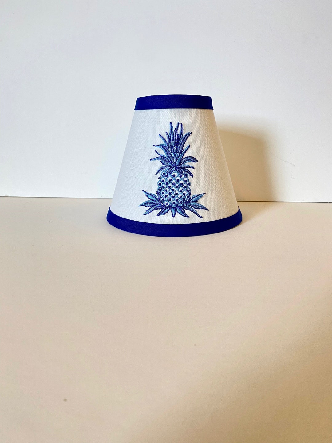 MADE TO ORDER Traditional Pineapple Sconce Chandelier Lamp Shade (blue ...