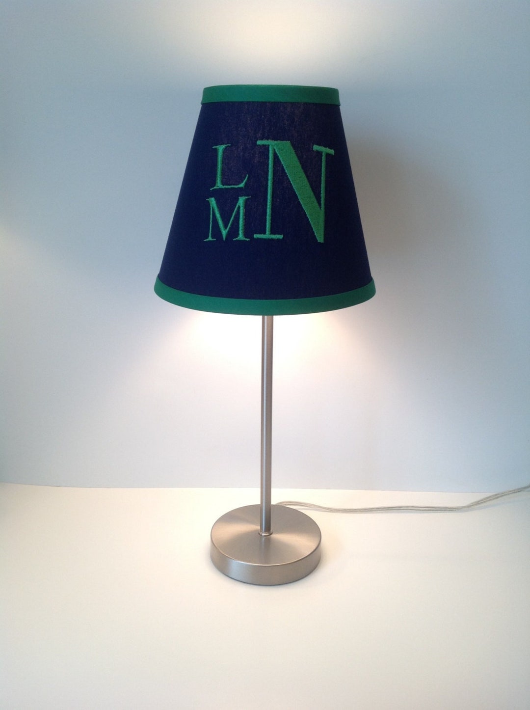 MADE TO ORDER Stacked Monogram Lamp Shade - Etsy