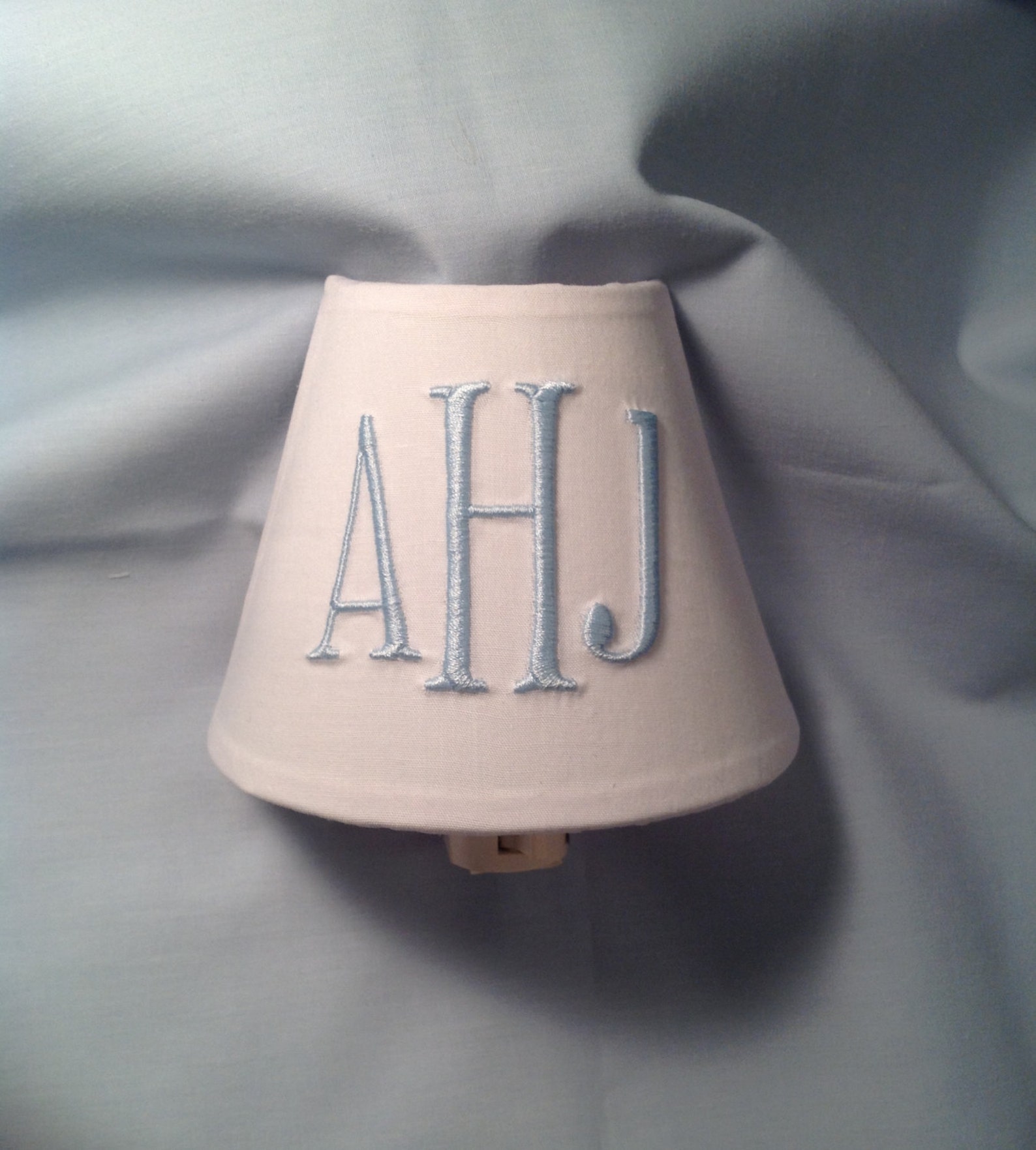 MADE TO ORDER Andrew Monogrammed Night Light other Colors Available - Etsy