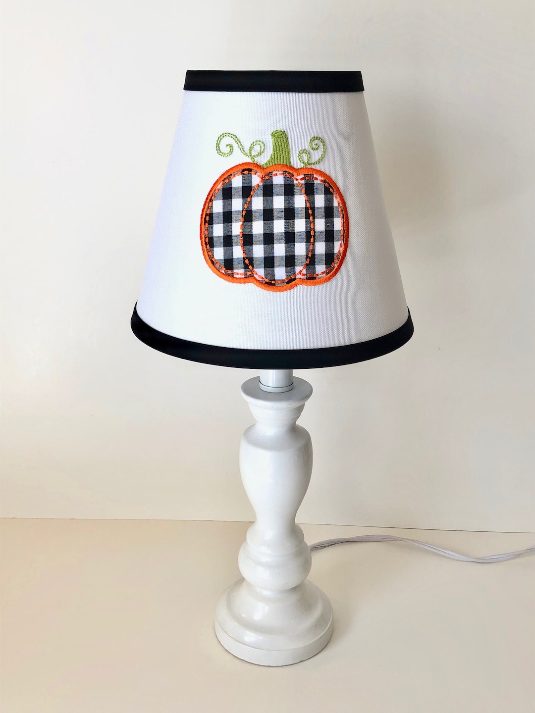 MADE TO ORDER Pumpkin Applique Lamp Shade (other Colors Available) - Etsy