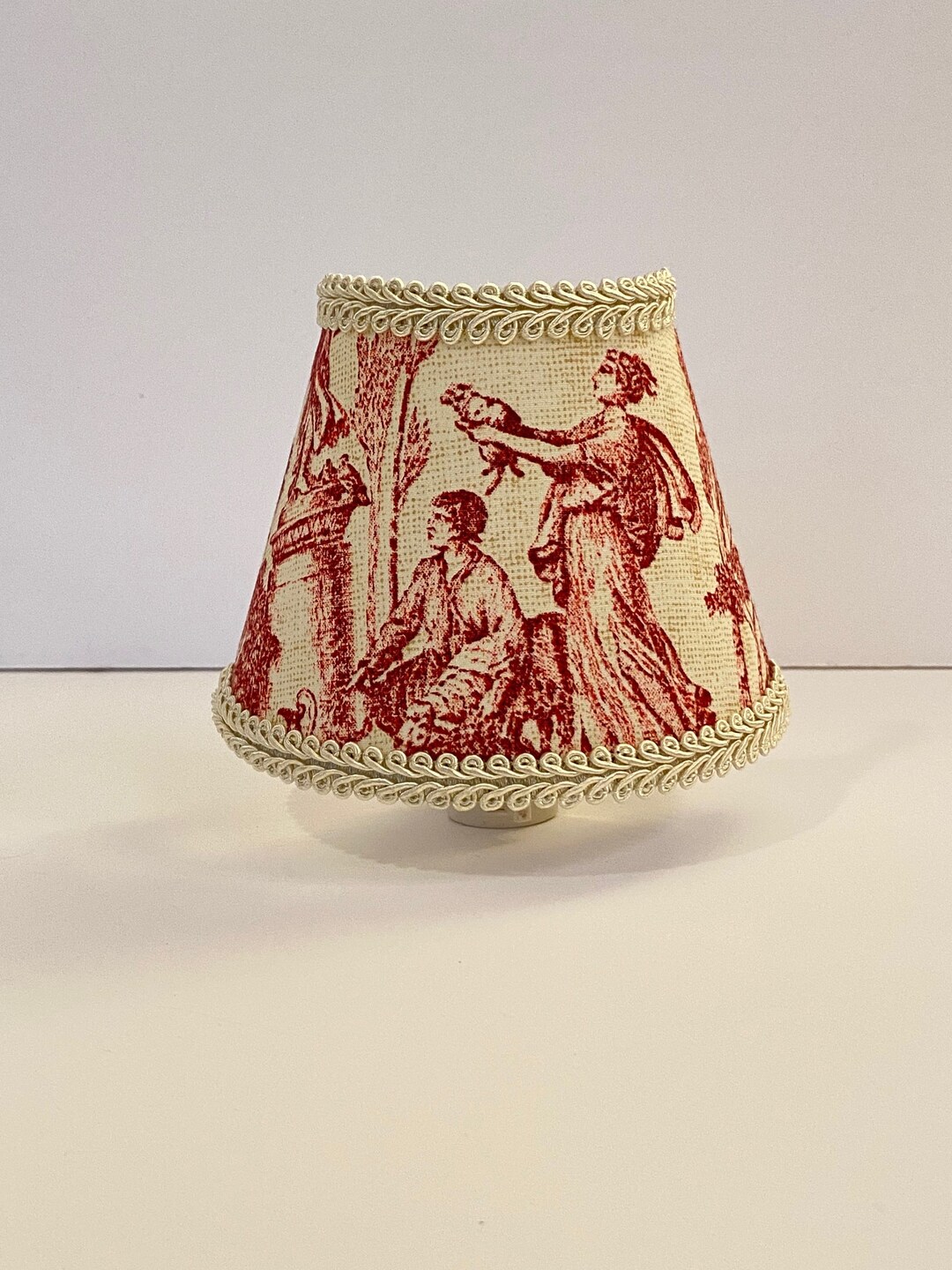 Red Toile Night Light - Etsy