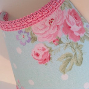 Jessica aqua and Pink Roses Night Light monogramming - Etsy