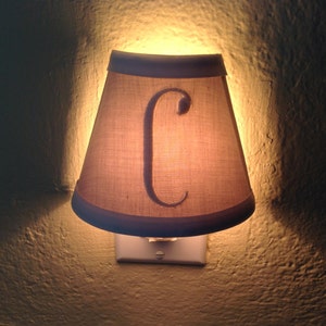 Grant Monogrammed Night Light other Colors Available for Monogram/trim ...