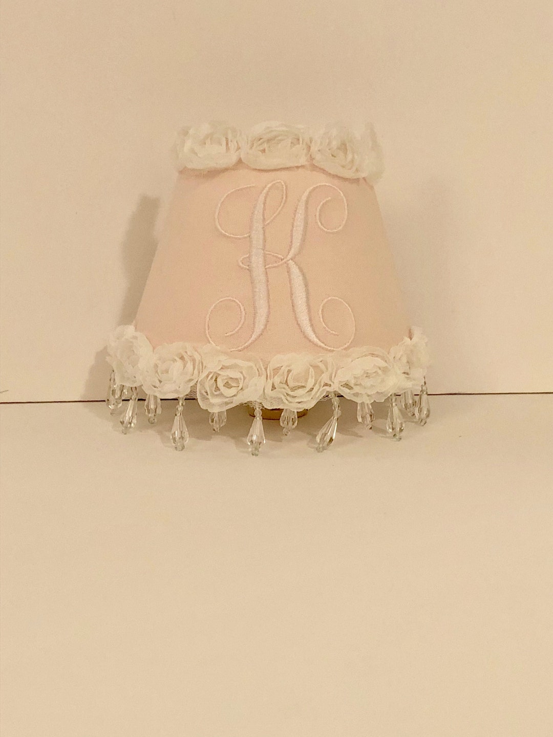 MADE TO ORDER Allison Monogrammed Beaded Night Light (other Colors ...