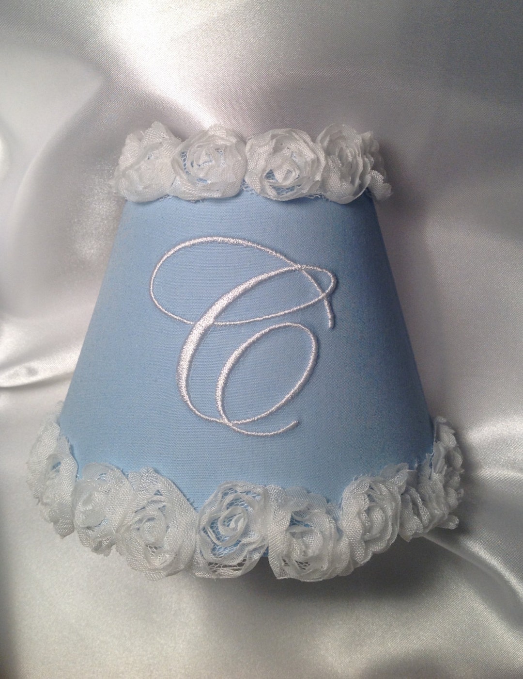 MADE TO ORDER Allison Monogrammed Night Light in Light Blue - Etsy