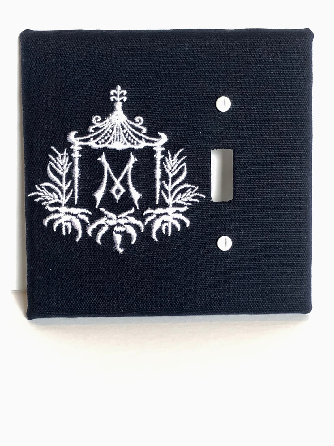 MADE TO ORDER Pagoda Frame Monogrammed Light Switch Cover Plate ...
