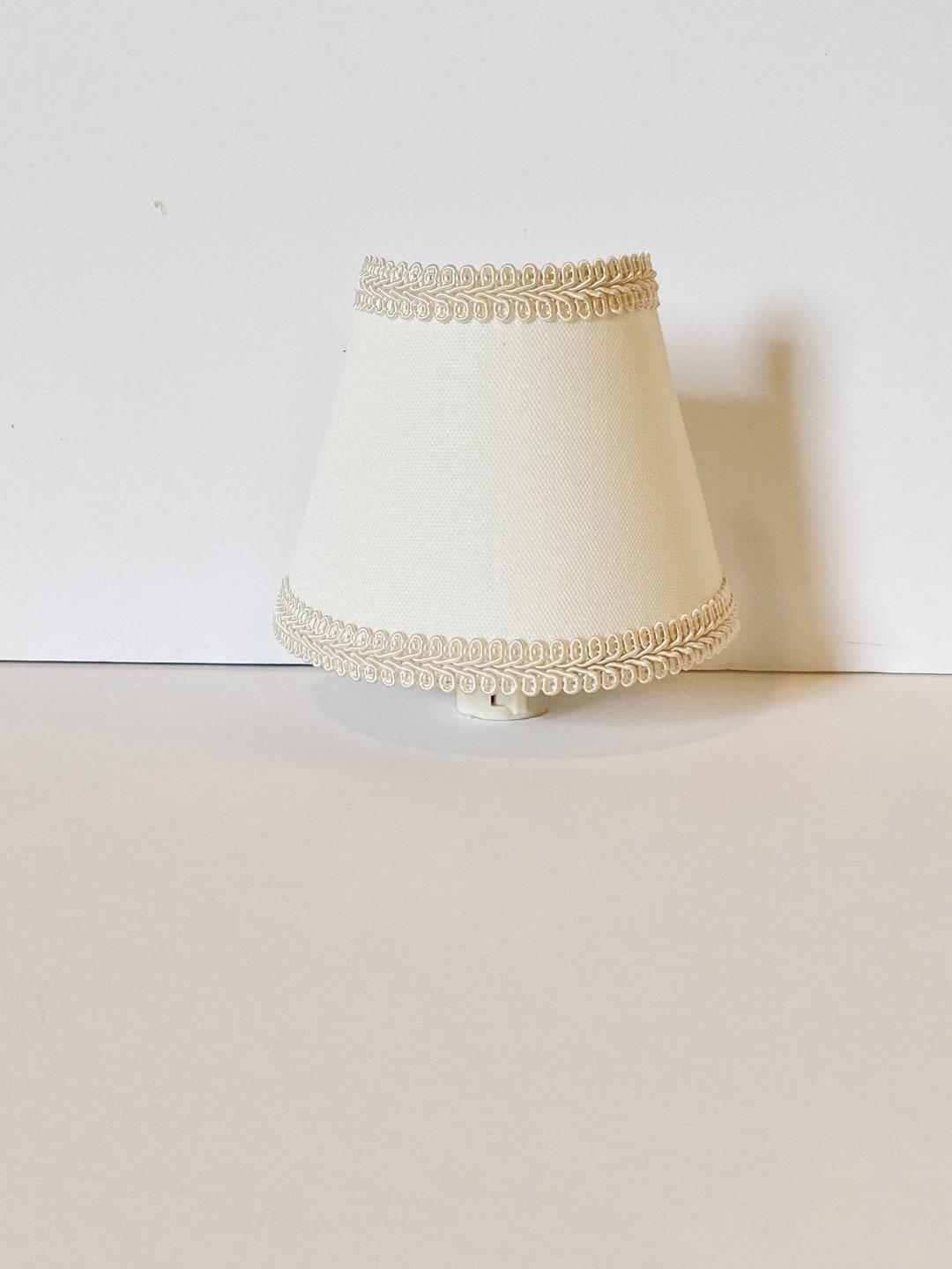 MADE TO ORDER Cream Shaded Night Light - Etsy