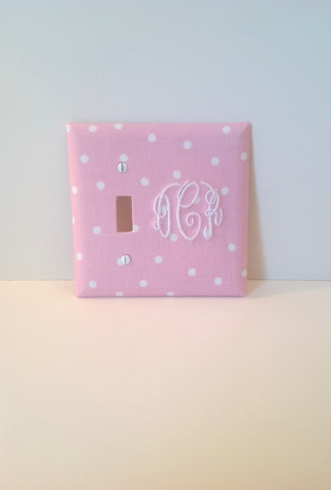 MADE TO ORDER Monogrammed Light Switch Cover Plate Switchplate (your ...