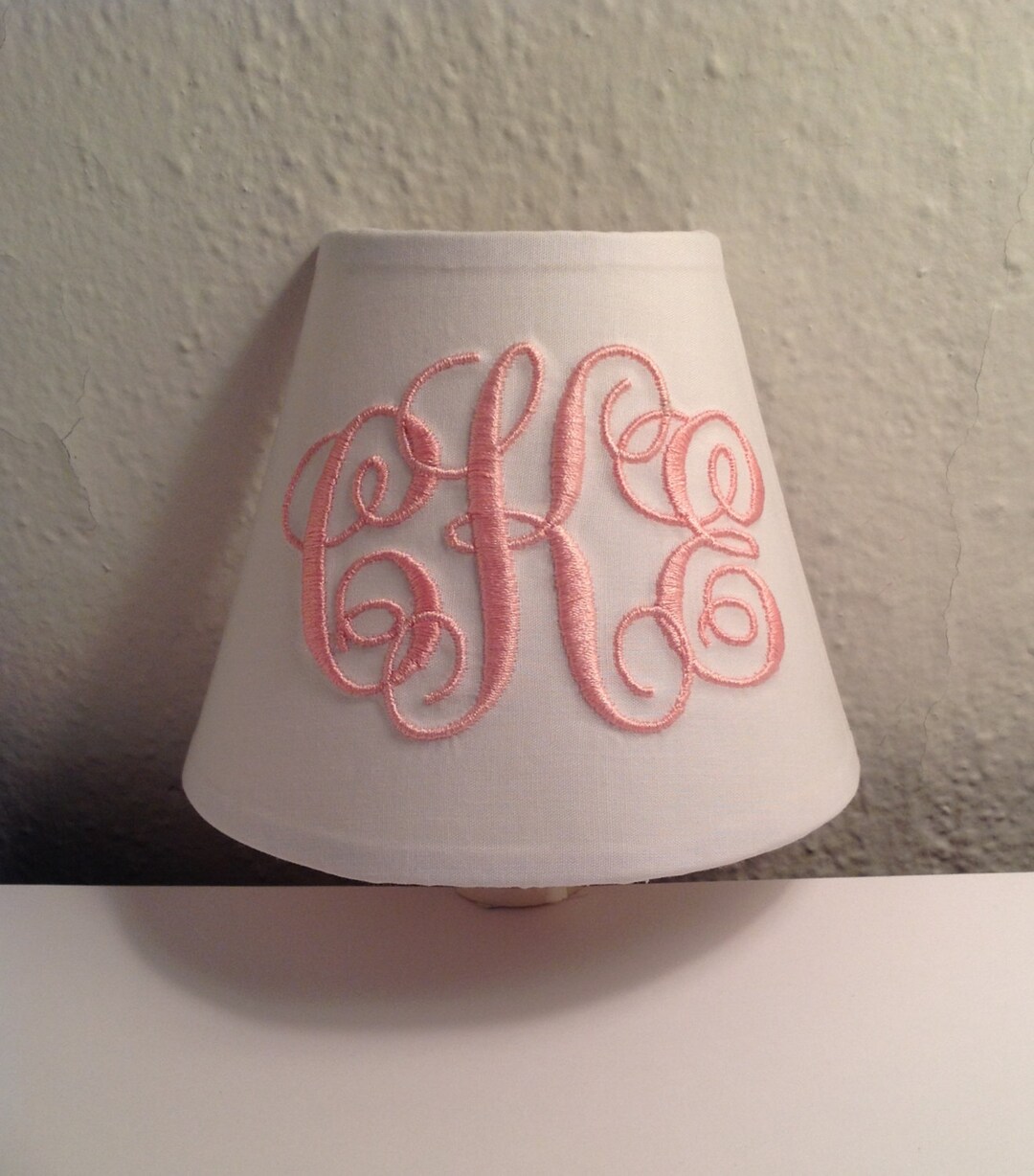 MADE TO ORDER Abigail Monogrammed Night Light (other Colors Available ...