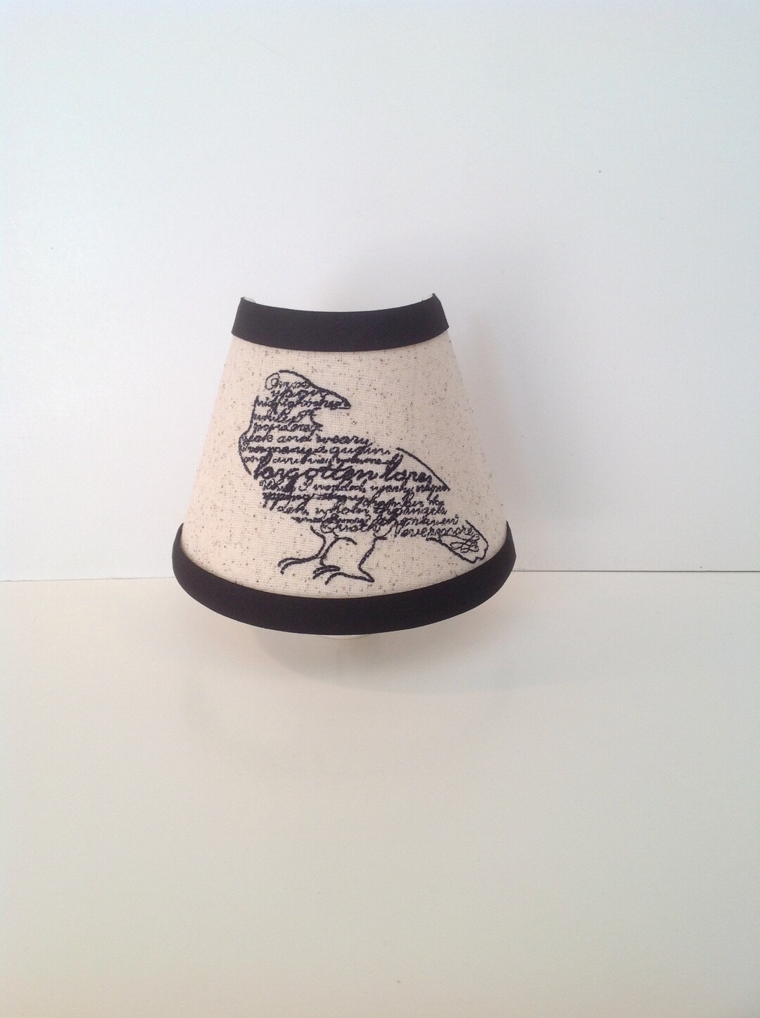 MADE TO ORDER the Raven Embroidered Night Light - Etsy